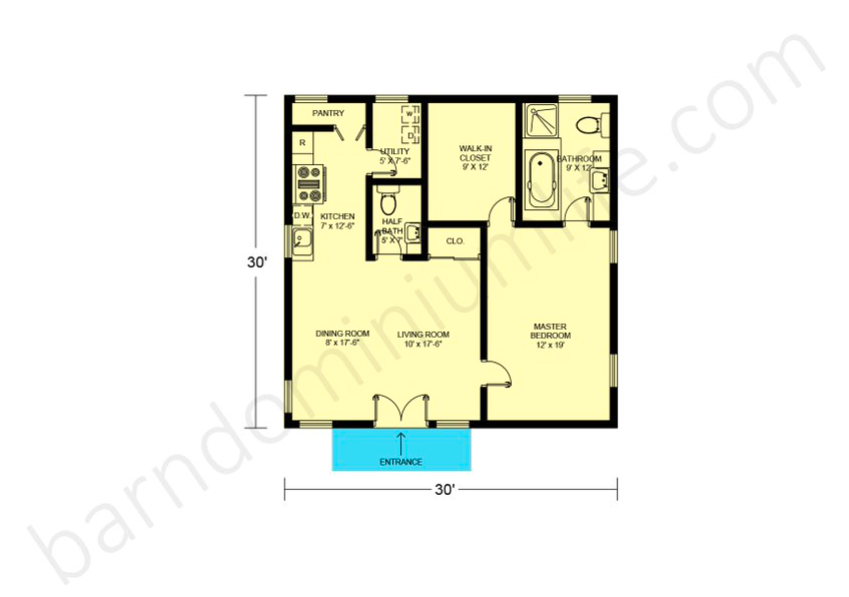 8 Stunning 900 Sq Ft Barndominium Floor Plans